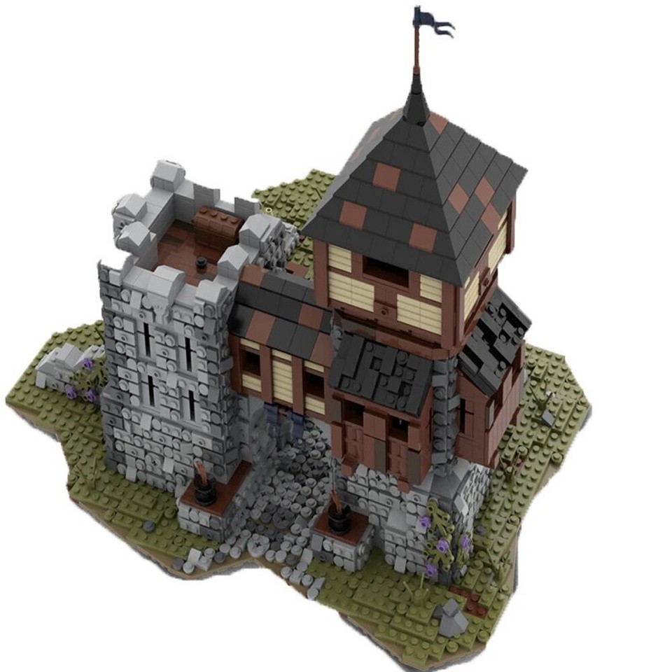 Medieval Fortress Medieval Castle's Keep Outpost Model 7126 Pieces MOC ...