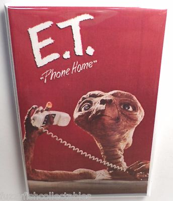 E.T. Phone Home Movie Poster 2" x 3" Refrigerator Locker MAGNET ET | eBay