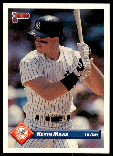 1993 Donruss Baseball Card Kevin Maas New York Yankees #635 | eBay