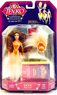 Mattel 1995 Saban's Tenko & The Guardians Of The Magic Jana Dark Twin 6 ...