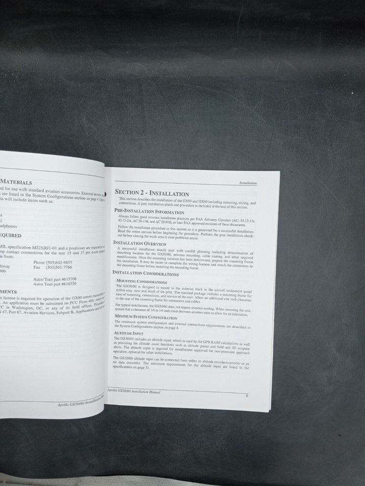 Apollo Installation Manual | eBay