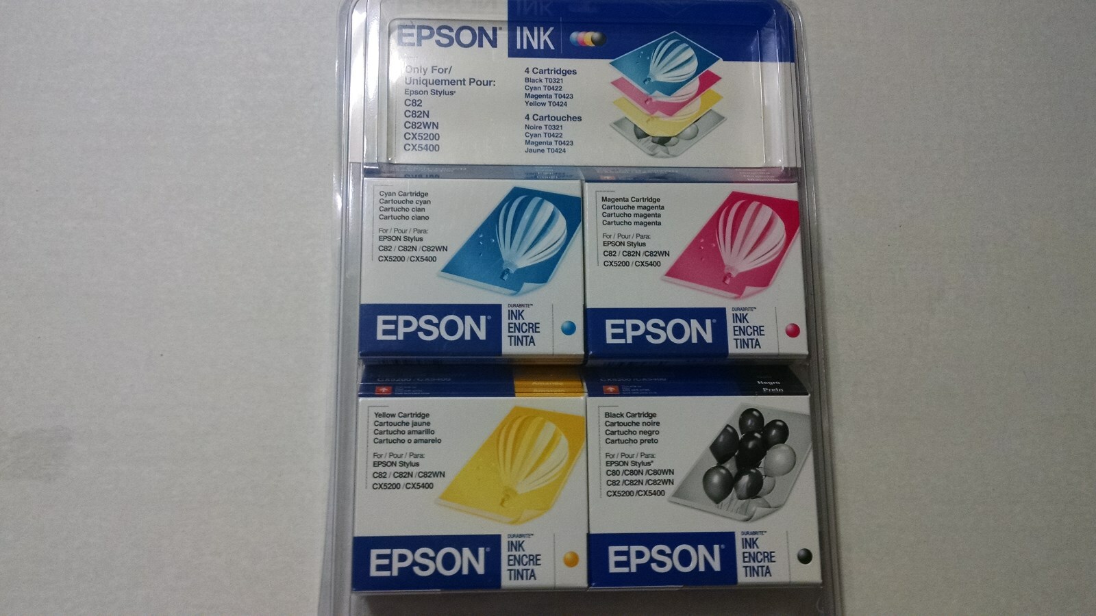 Expired Epson Ink Cartridges Epson Stylus Printer C82/C82N/C82WN/CX5200 ...