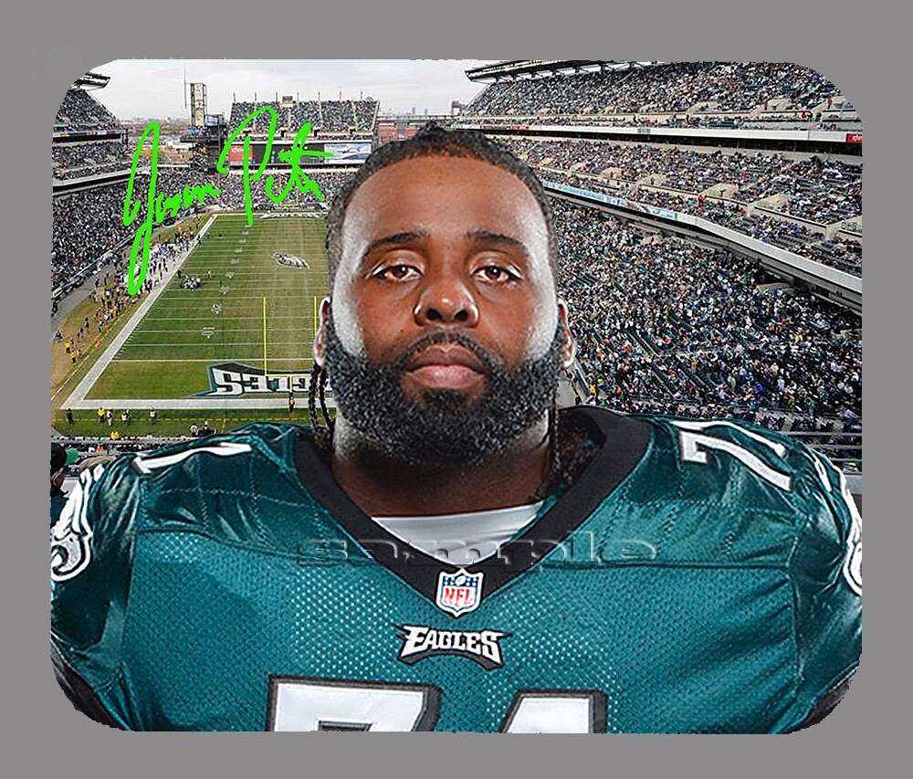 Jason Peters Philadelphia Eagles Facsimile Autographed Mouse Pad Item ...