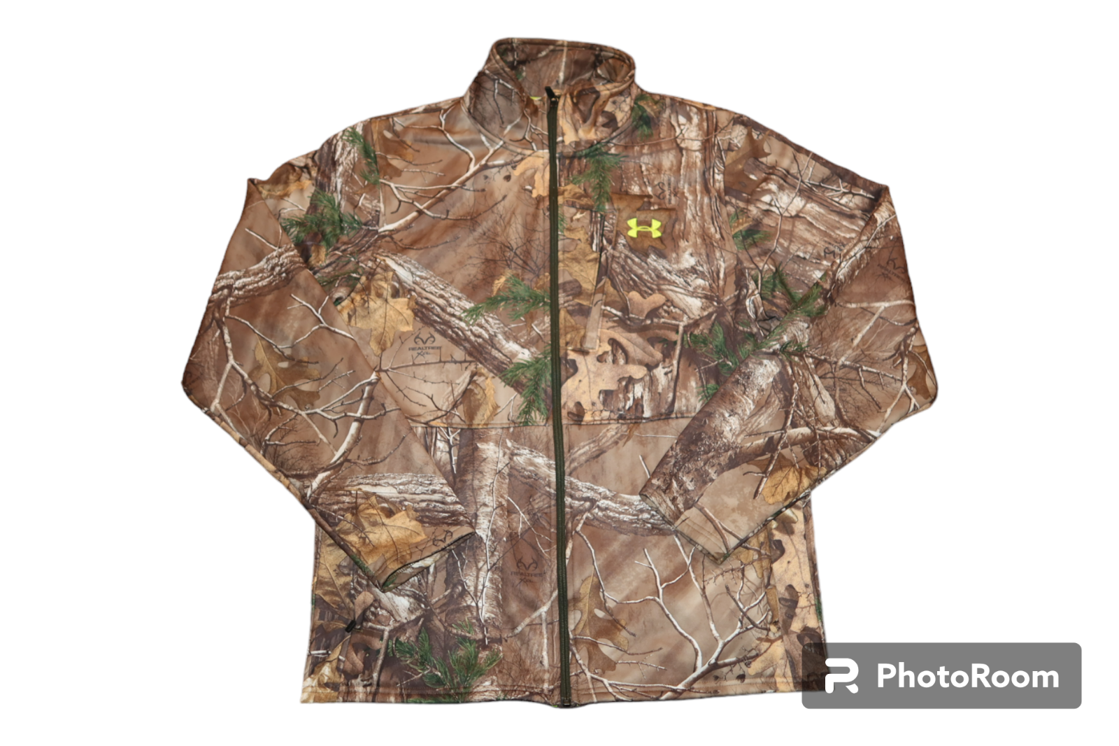 Under Armour Realtree Camoflauge Full Zip Brown Scent Control ...