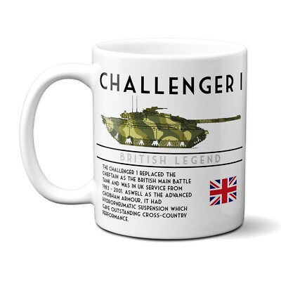 Personalised CHALLENGER 1 Mug British Military Tank Gift WW BPM11 | eBay UK