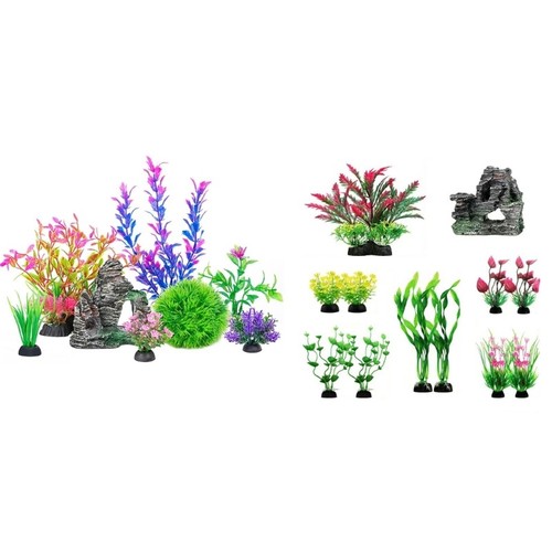 Rockery Grass Aquariums Landscape Grass Plant Fish Tanks Landscaping ...