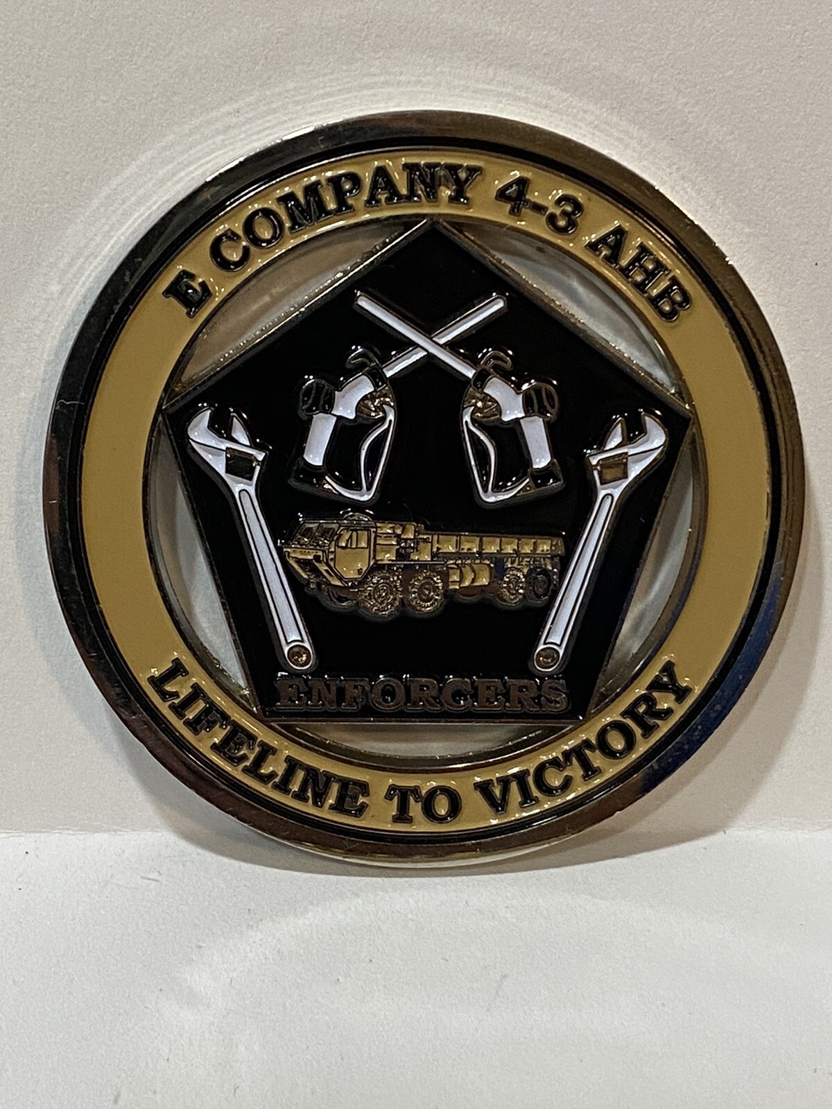 Operation Atlantic Resolve Challenge Coin - Army E Company 4-3 AHB | eBay