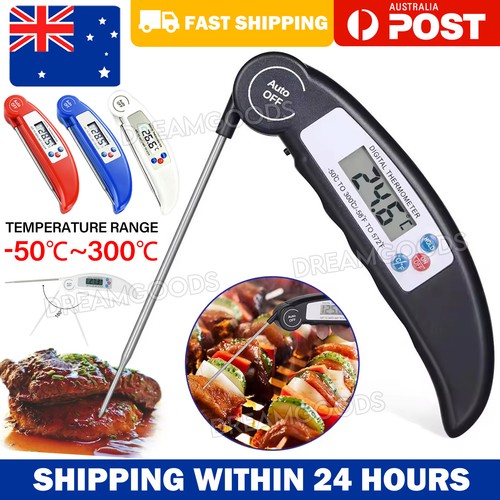 Foldable Digital Cooking Food Thermometer Probe Temperature Kitchen ...