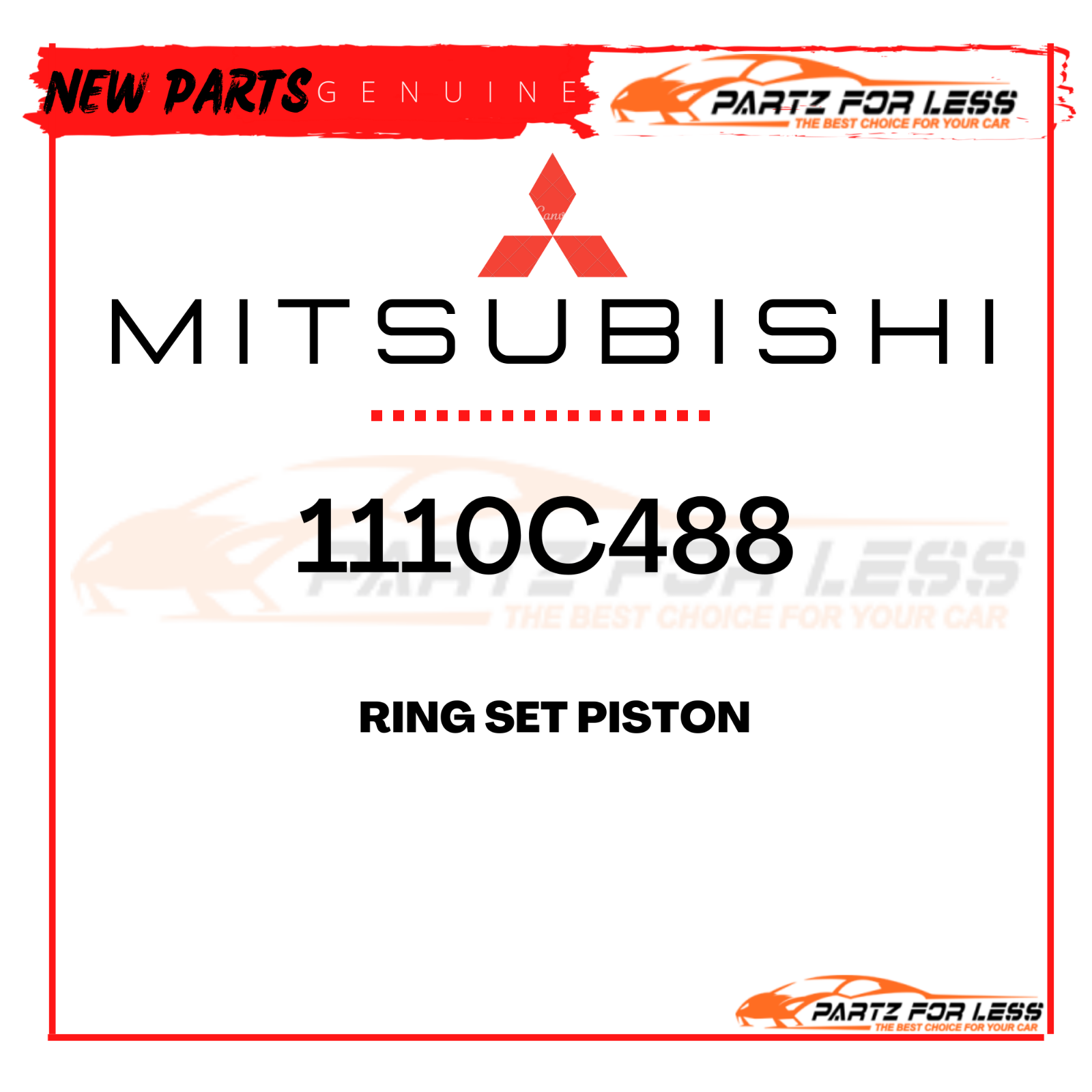 1110C488 MITSUBISHI GENUINE RING SET PISTON NEW OEM | eBay