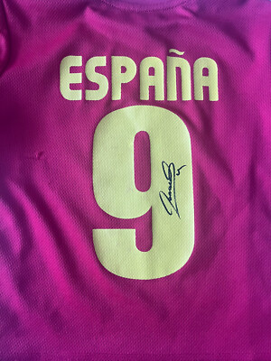 Hand signed FERNANDO TORRES, Espana shirt autograph | eBay UK