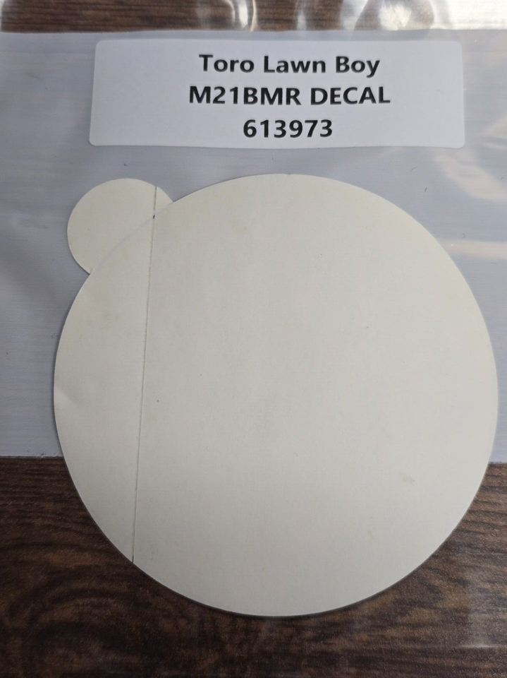 New OEM Genuine Toro Lawn Boy engine M21BMR decal part number 613973 or ...