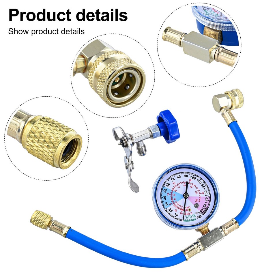 Efficient Gas Open Valve Car Air Conditioner Recharge Kit for R134a For ...