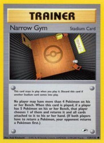 Moderately Played, English Pokemon Regular Narrow Gym - 124/132 ...