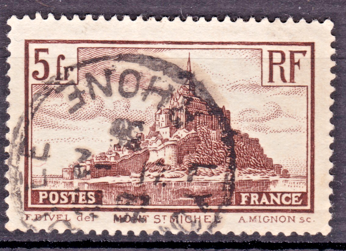 TIMBRE 1929-31 FRANCE MONT ST MICHEL N° 260 BEAU CACHET-OBL.TB -VOIR ...