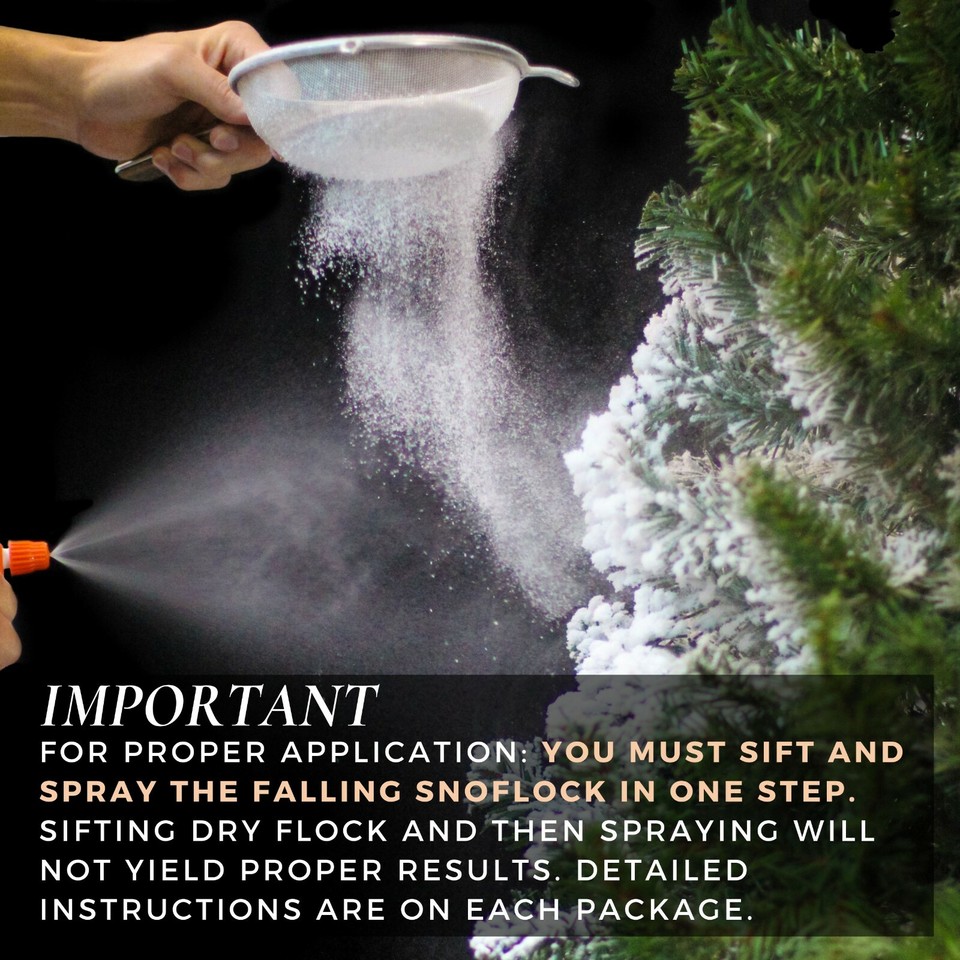 SnoFlock Premium, The Original Snow Flocking Powder | 2 Pound Bag [0.90 ...