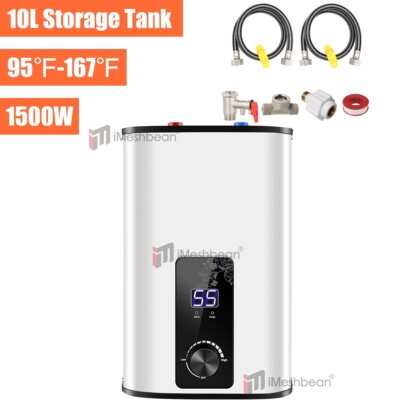 Instant Electric Water Heater Shower Compact 10L Mini-Tank Storage RV ...