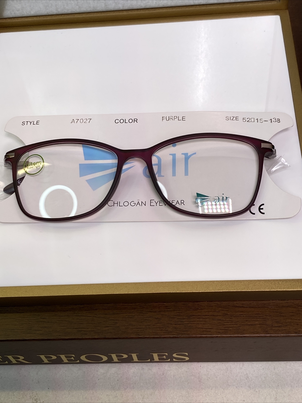 New Air A7027 Super Light Purple Full Rim Eyeglasses Frame 52-15-138 | eBay