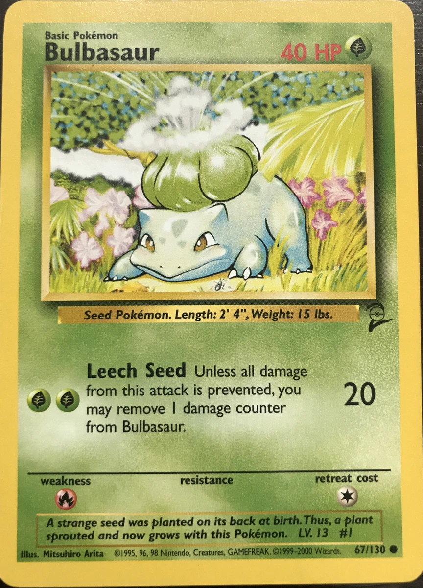Original Bulbasaur Card