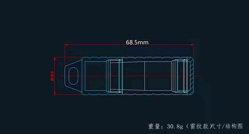 EDC Titanium Alloy Paracord Beads Perfume Storage Box EDC Outdoor Tools ...