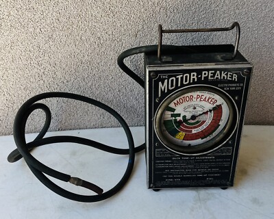 The Motor Peaker vintage auto diagnostic tuning tool timing fuel tune ...