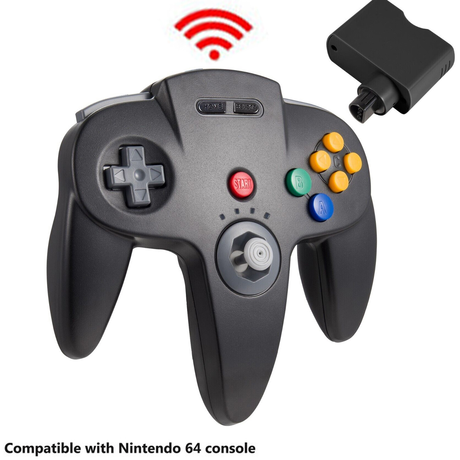 Wireless Controller N64 Gamepad for N64/ Nintendo 64 Switch/ PC/ Mac ...