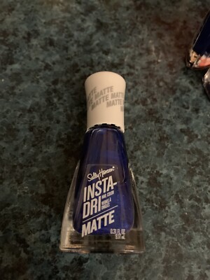 Sally Hansen Insta-Dri Matte Nail Color 013 Blue Steel - NEW | eBay