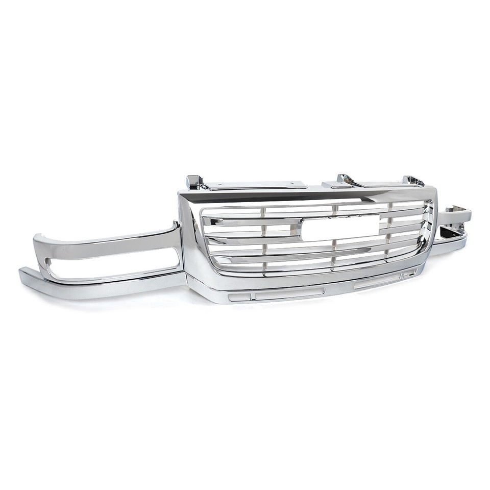 GM1200568 Chrome Grille Assembly For 2003-2007 GMC Sierra 2500 3500 HD ...