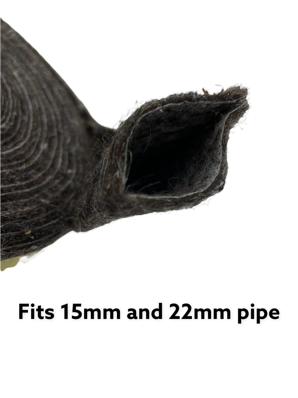 Topsleeve Wool Pipe Insulation Lagging 7.2m 15mm–22mm Eco Fire ...
