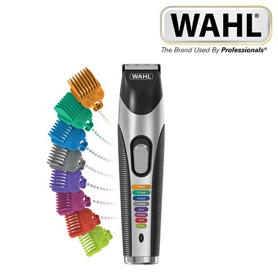 Wahl Colour Trim Stubble and Beard Trimmer Kit Silver 9891-117 ...