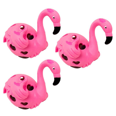 3x Fumfings Novelty Squeezy Soft Flamingo 10cm Hand Toys Children/Kids ...