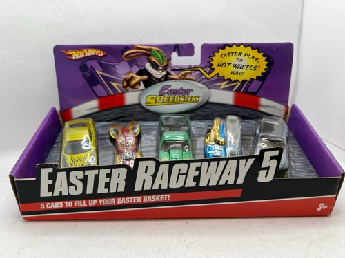 Hot Wheels EASTER RACEWAY 5 CAR LIMITED EDITION SET SPEEDSTERS 2008 | eBay