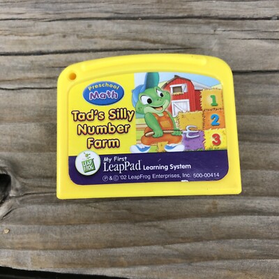 Leapfrog Tad's Silly Number Farm Game Cartridge Only My First LeapPad ...