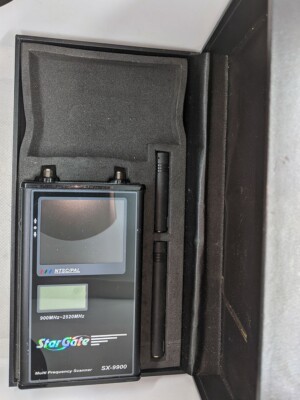 Vintage NTSC/PAL 900MHZ-2520MHZ Multi Frequency Scanner, Stargate SX ...