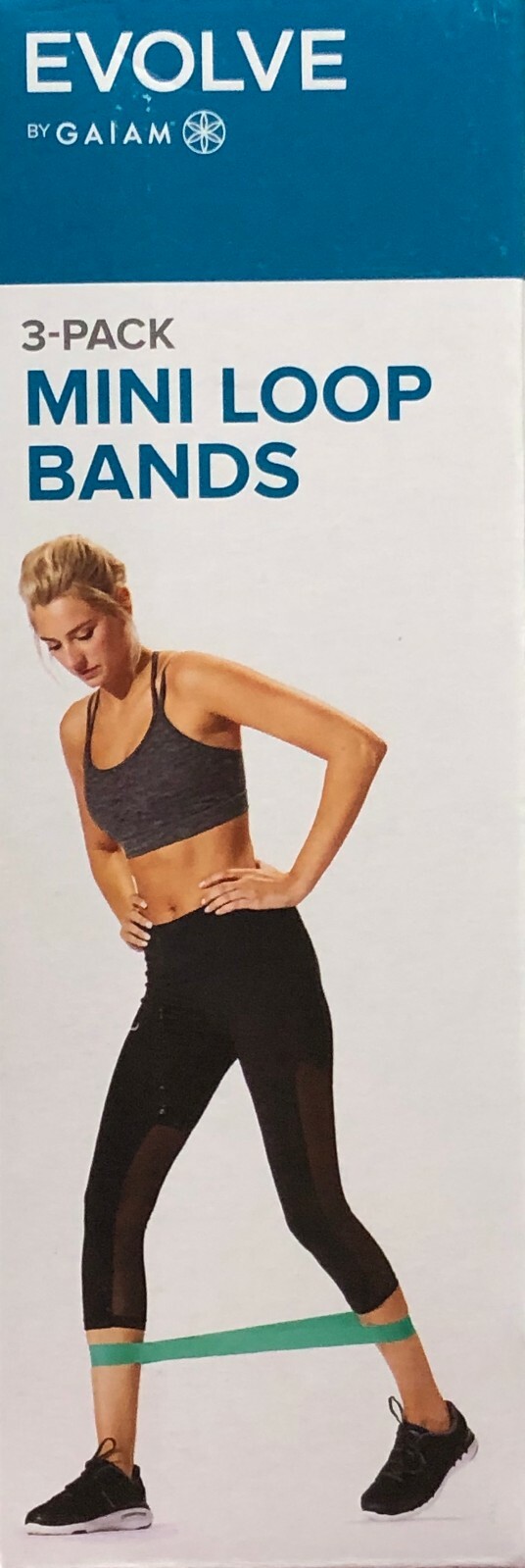 Evolve By Gaiam 3 Pack Mini Loop Bands 3 Levels of Resistance Exercise ...