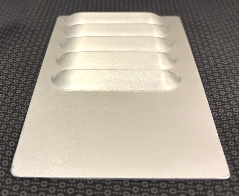 Custom Made Small Louvered Aluminum Panel 5 ~3" Louvers 4 X 6 Dash Hot ...