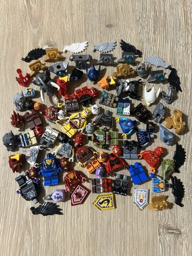 Lot Of 80+ Lego Chima/Nexo Knights Minifigures & Torsos, Heads, Legs + Weapons | eBay