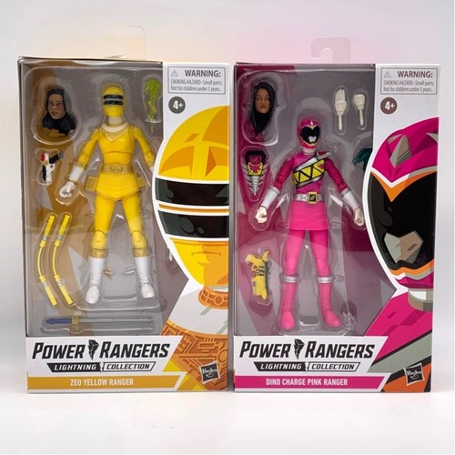 Power Rangers Lightning Collection Zeo Yellow Ranger Dino Charge Pink ...