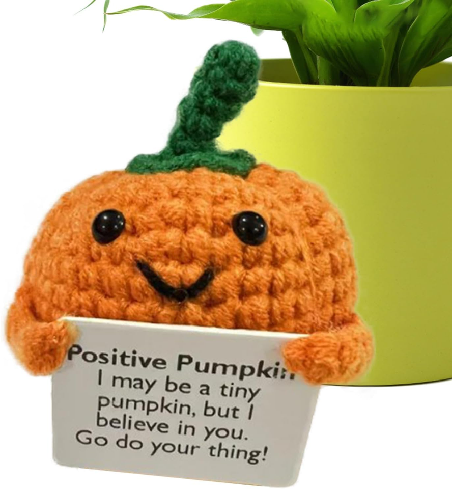 Inspirational Crochet | Positive Support Crochet Pumpkin,Cute ...