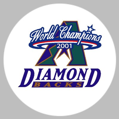 GOLF/ 2001 D-Backs World Series Champs Ball Marker/with Magnet Hat Clip ...