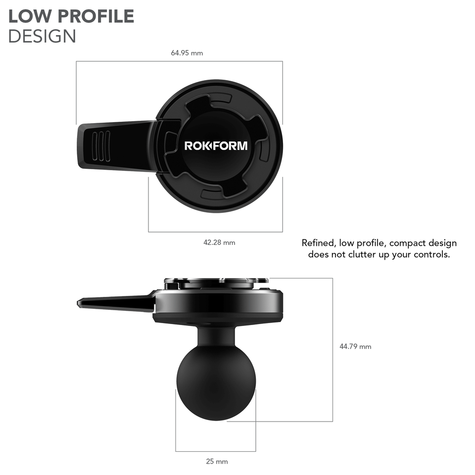 Universal Ball Mount Phone Holder Adapter Works Only with Rokform ...