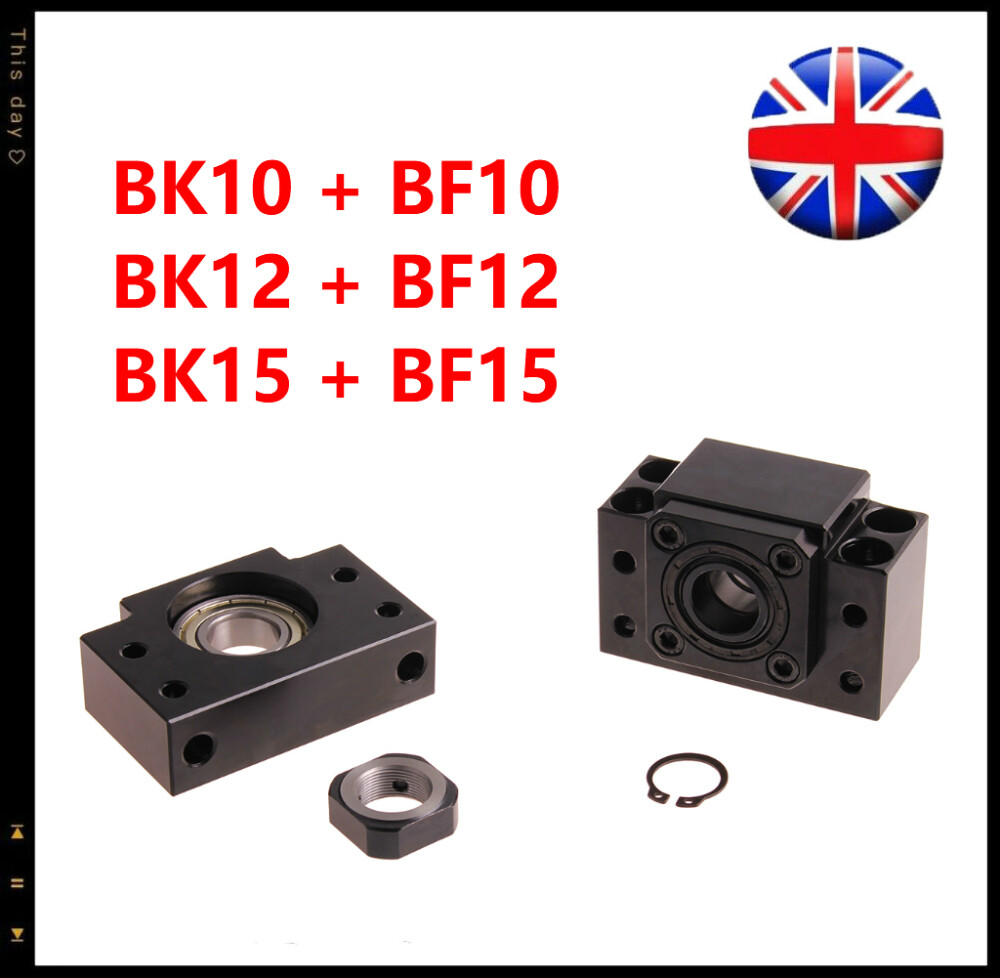 1set BK10+BF10/ BK12+BF12/ BK15+BF15 End Support Bearing Block for ...
