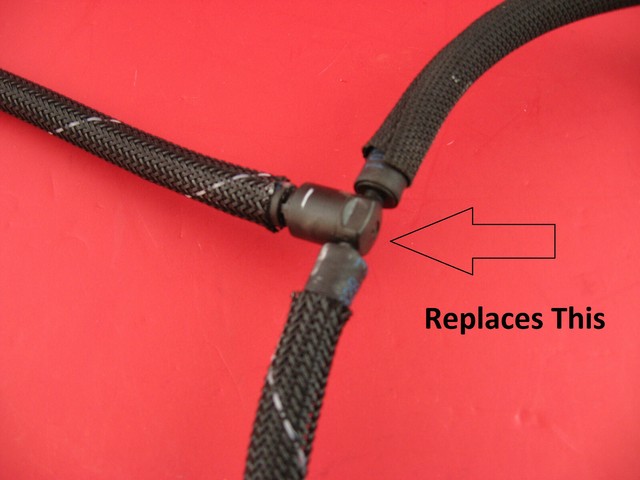 6.7L Ford Powerstroke Diesel Fuel Injector Return Line "T" / Tee ...