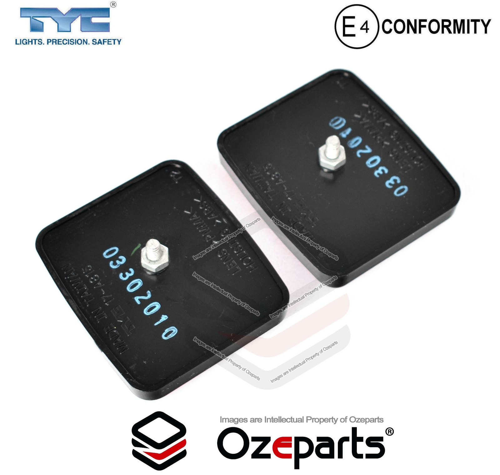 Set Pair LH+RH Rear Bar Reflector Light Lamp For Peugeot Boxer X250 ...