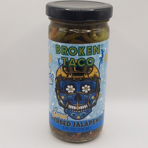 Broken Taco Sweet Herbed Jalapenos 8 Oz Jar EXP 12/26 | eBay