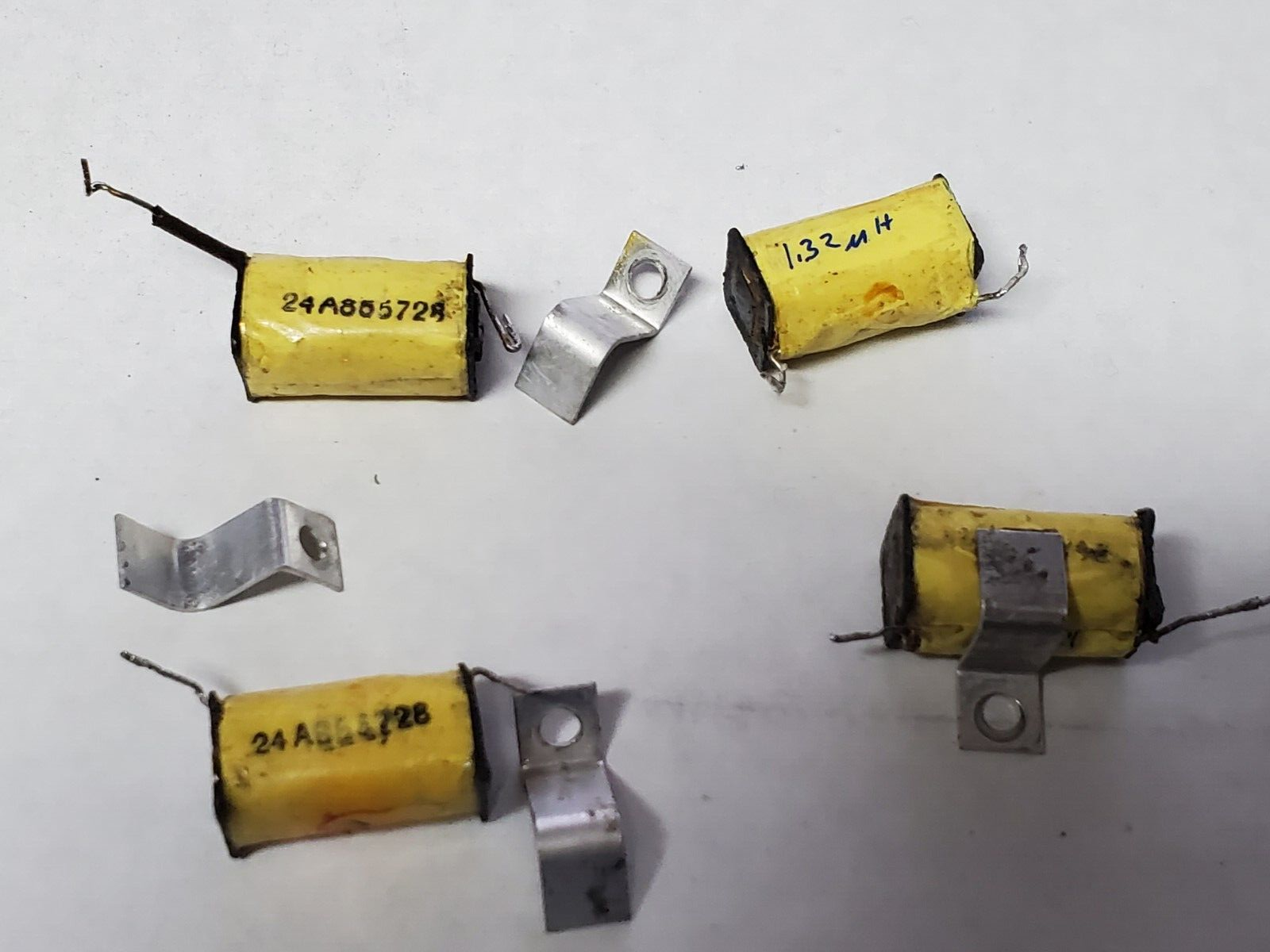 1 pc vintage power supply choke, 1.3 µH, from Motorola Dispatcher T333A ...