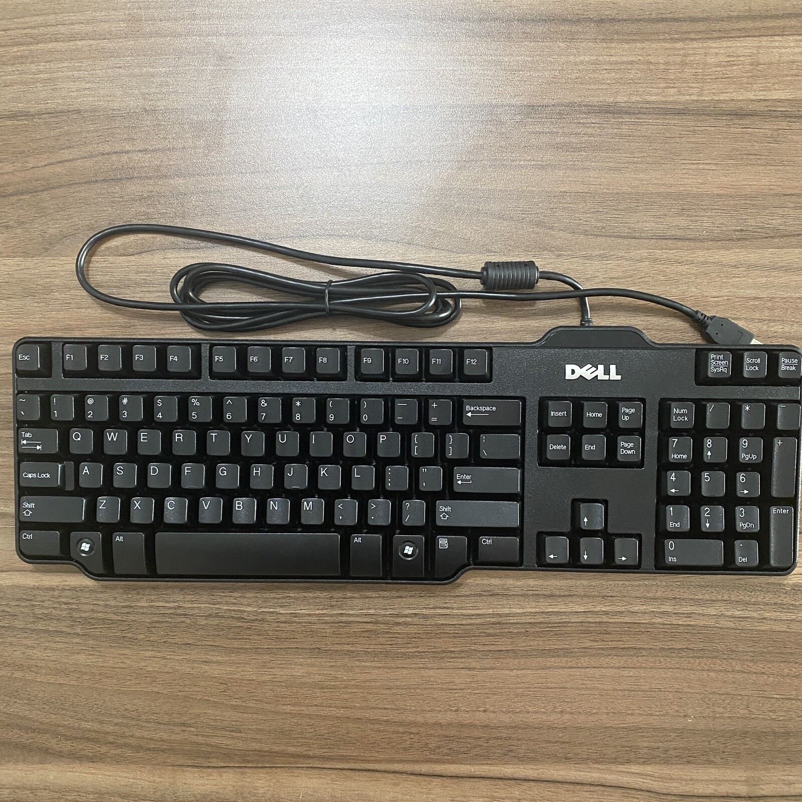 Dell USB Wired Slim Black Computer Keyboard CN-0DJ331-71616 New In Box ...