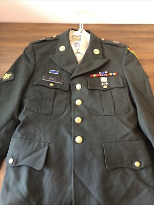 "Class A" Green Army Service Uniform “Field Artillery Ft Sill” P.O.G ...