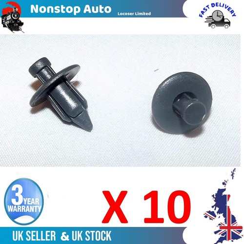 10X Bumper Sideskirt Front Grill Trim Clips For TOYOTA 90467-07041 ...