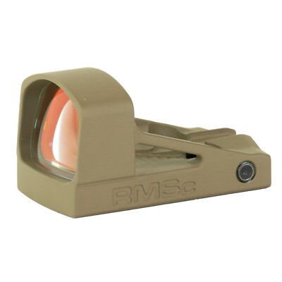 SHIELD RMSc Glass FDE Mini Sight 4MOA Red Dot fits GLOCK G43X G48 MOS ...