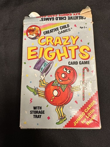 VTG Creative Child Games Crazy Eights Jungle Land Card Game Complete 1992 Animal | eBay